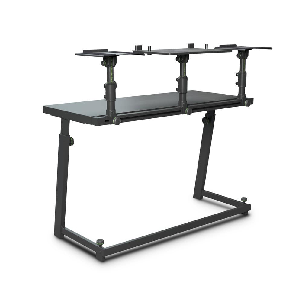 Gravity FDJT01 DJ Desk with Monitor and Laptop Stands – Knight Sound ...